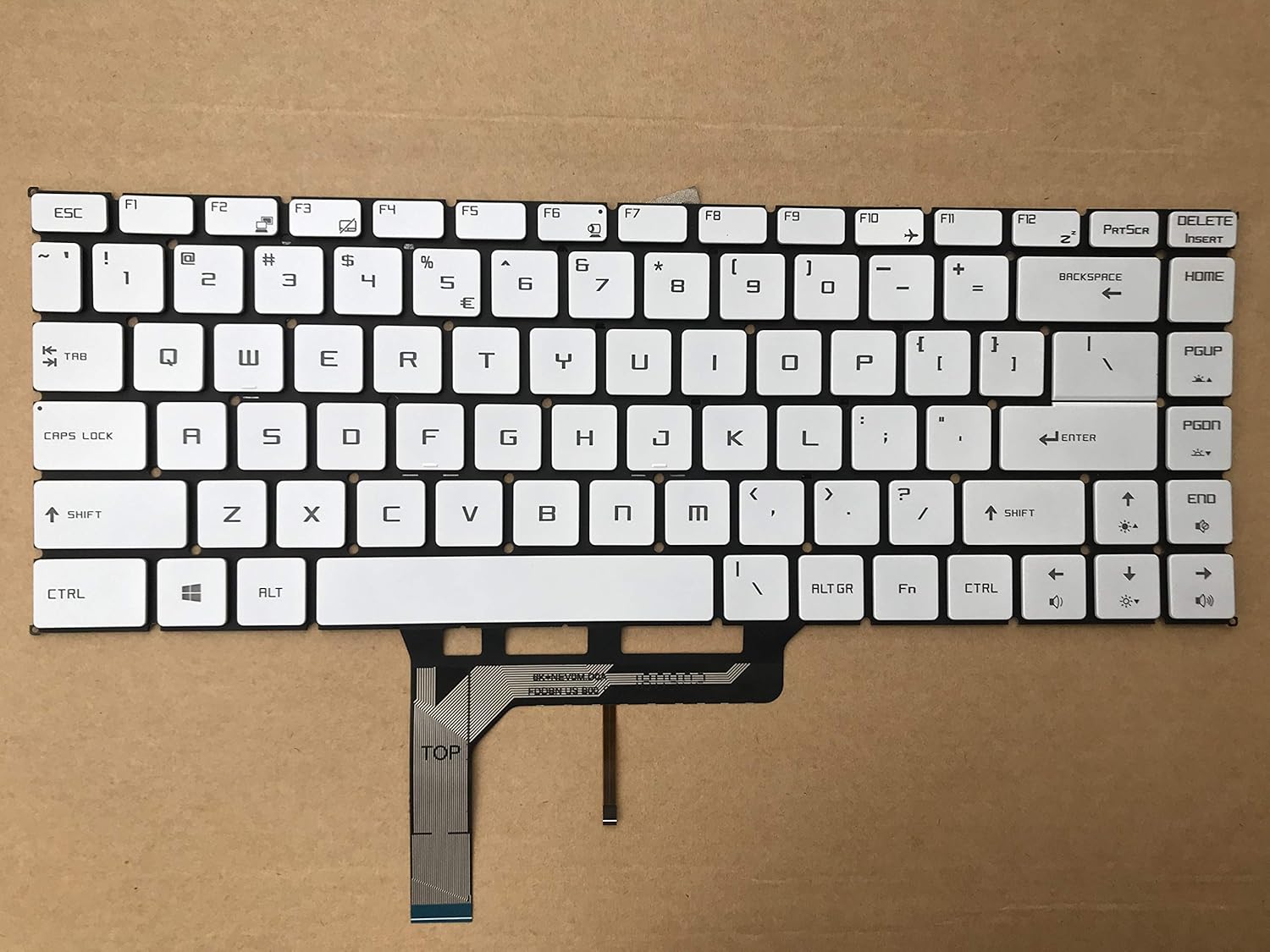 Original New for MSI GS65 GS65VR MS-16Q1 Series Laptop White US English ...