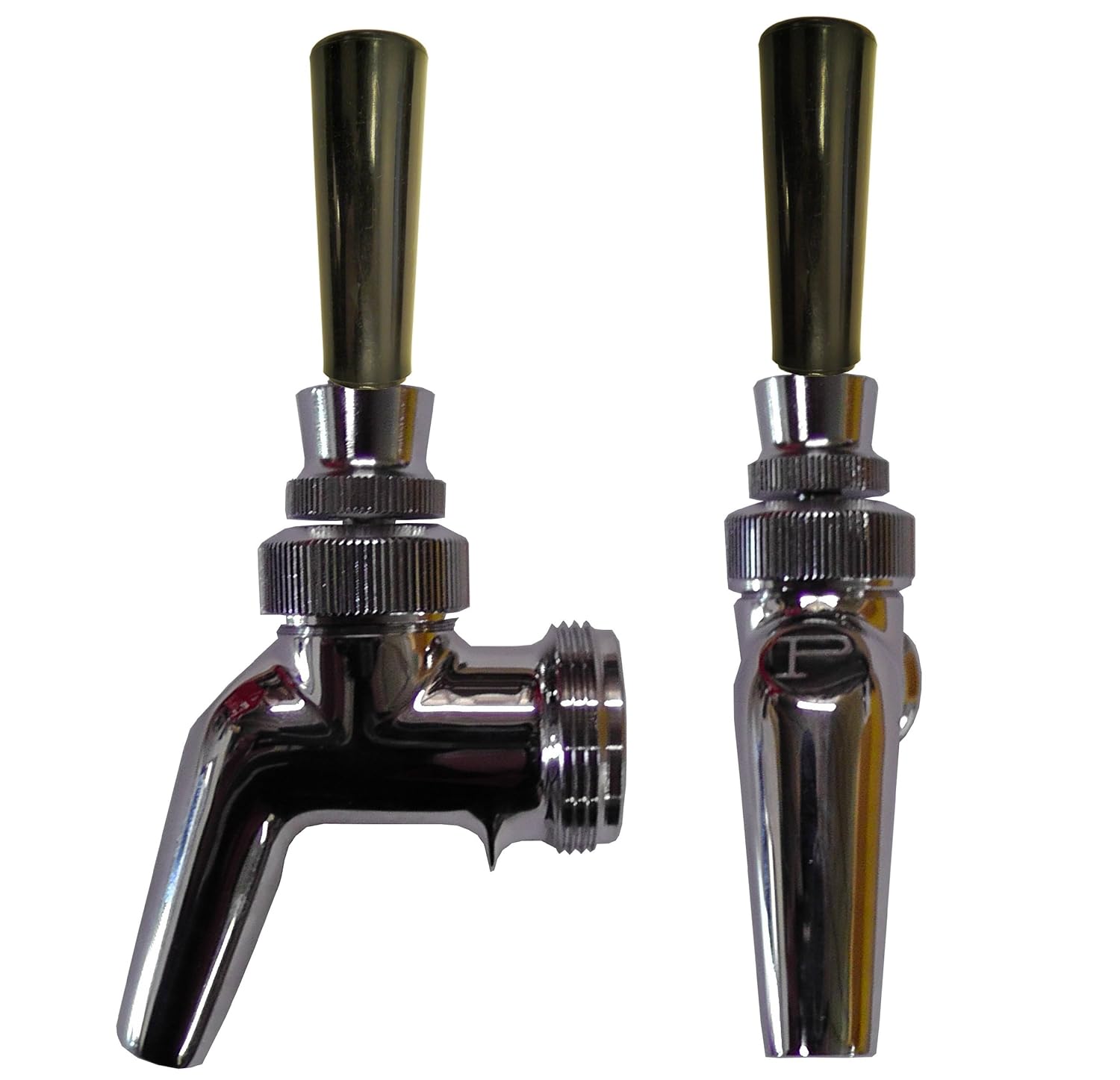 Amazon.com: Perlick 630ss Stainless Steel Faucet w/Black Tap Handle ...