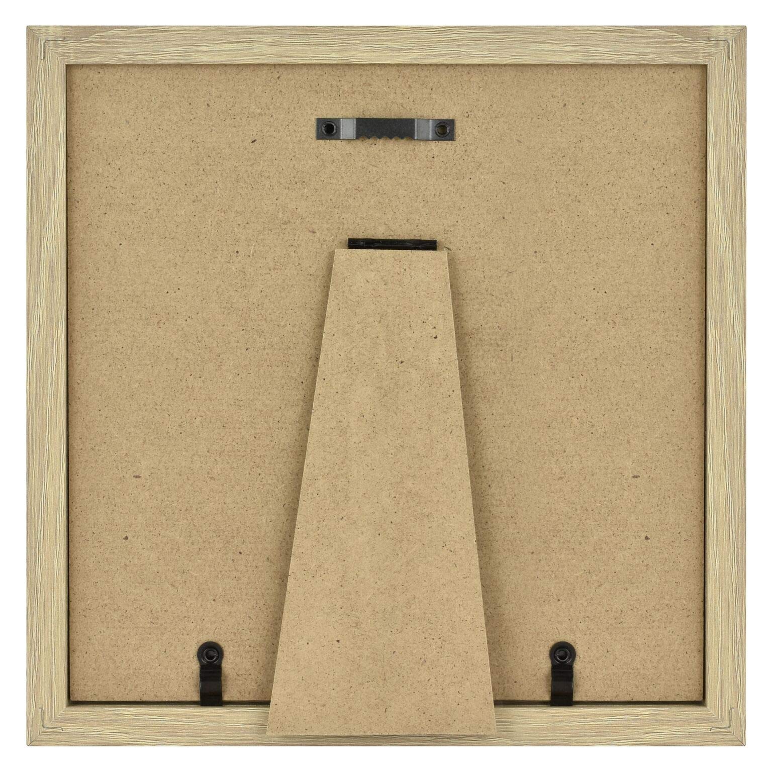Snapklik.com : MCS Gallery Essential Picture Frame Set 8x8 Natural ...