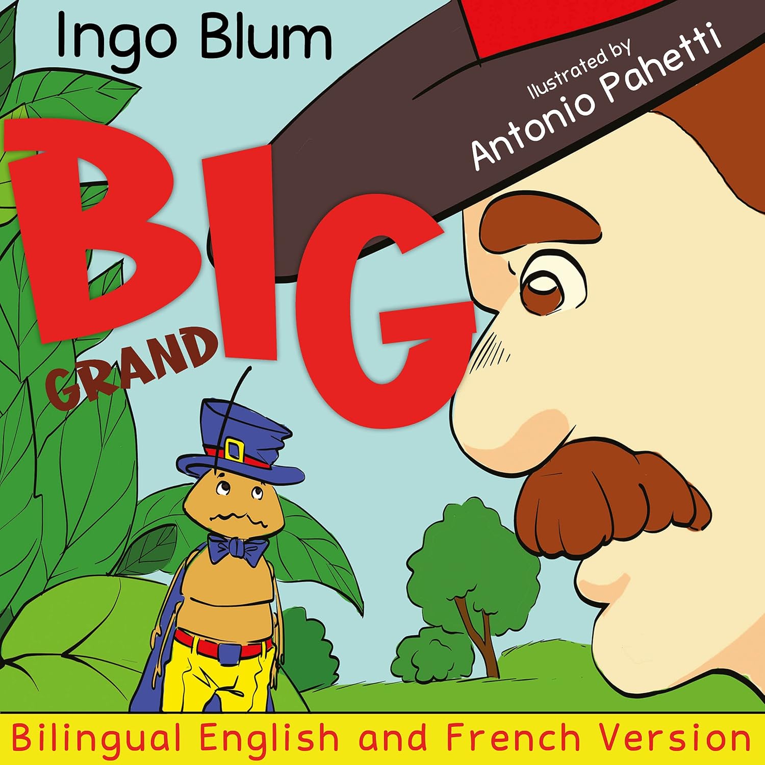 BIG - Grand: Bilingual French English Childrens Book (Kids Learn French ...