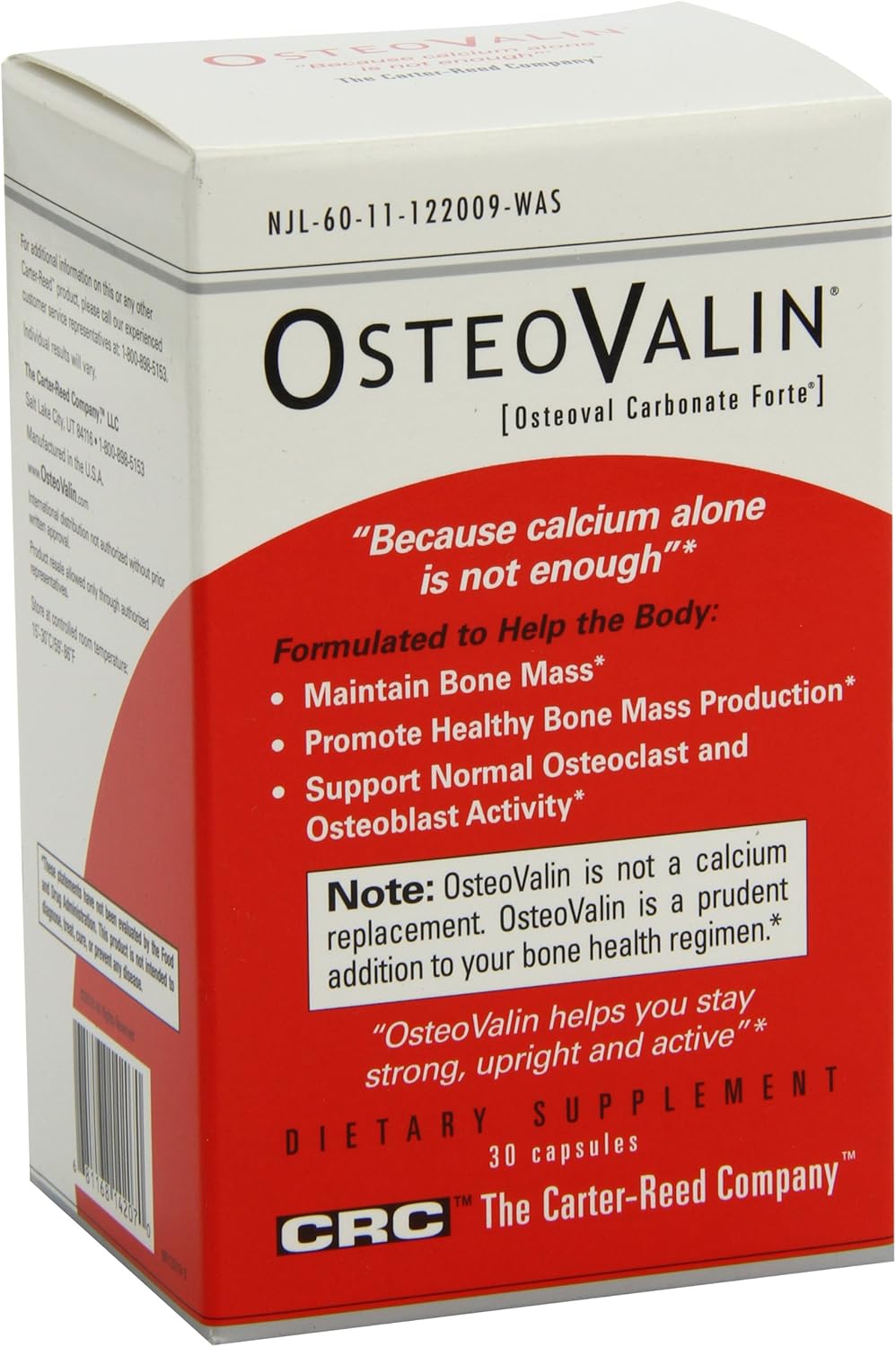 Amazon.com: Basic Research OsteoValin Capsules 30-Count : Health ...