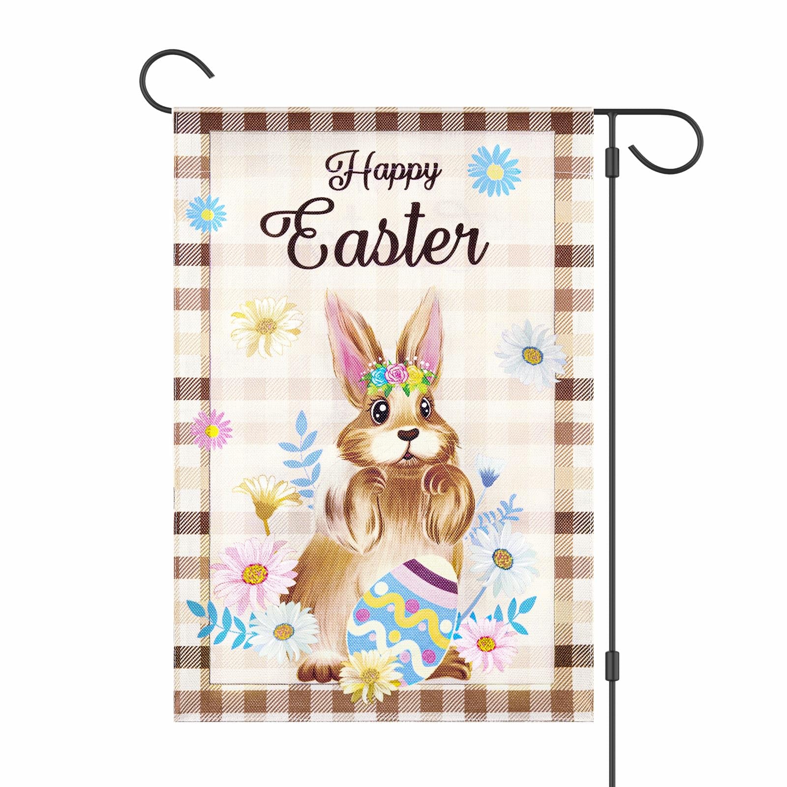 NON REFUNDABLE BUNDLE OF 2, Happy Easter Garden Flags 12 x 18 Inch ...