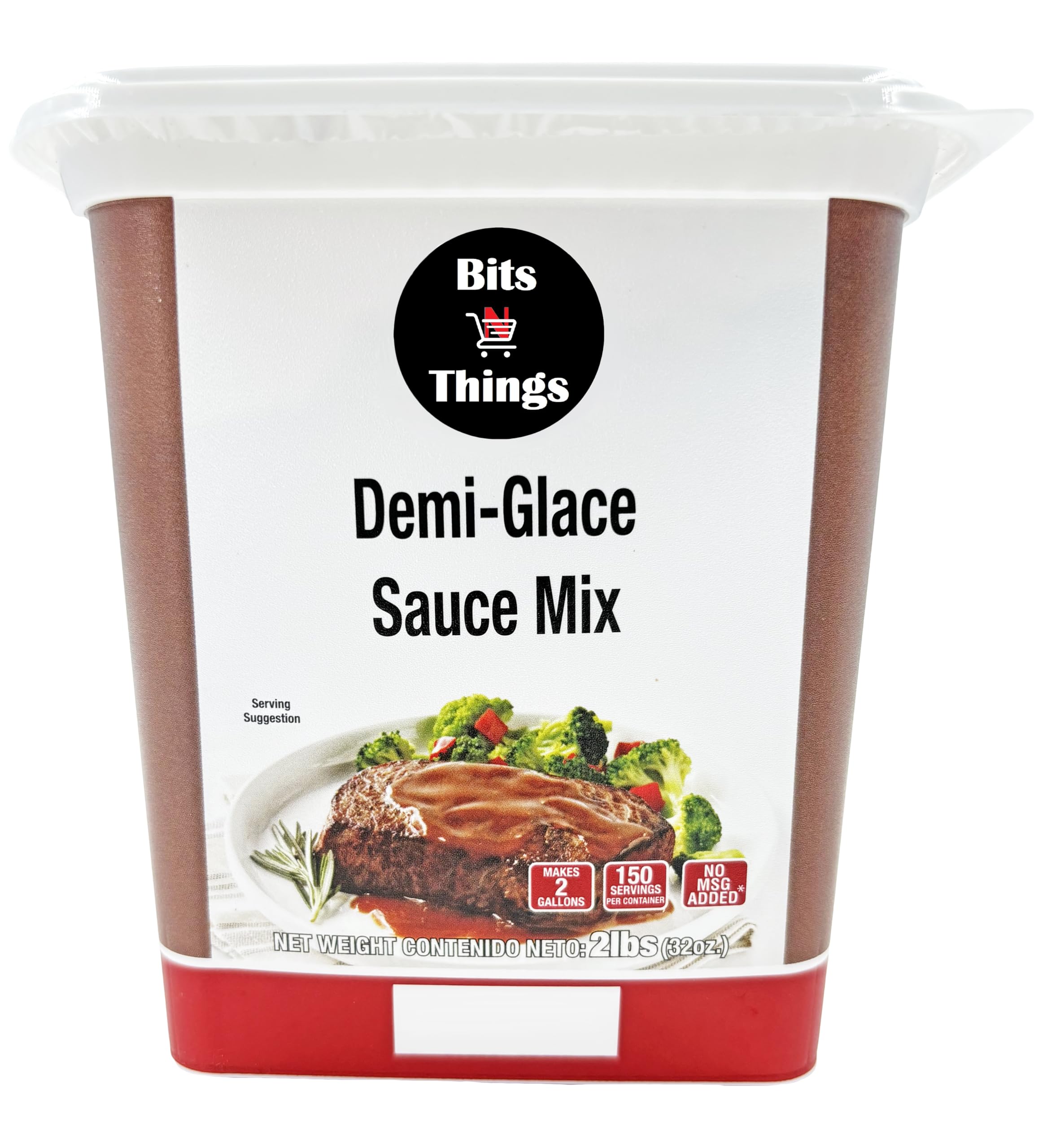 Amazon.com : Demi-Glace Sauce Mix | No Added MSG | 32 oz. : Grocery ...