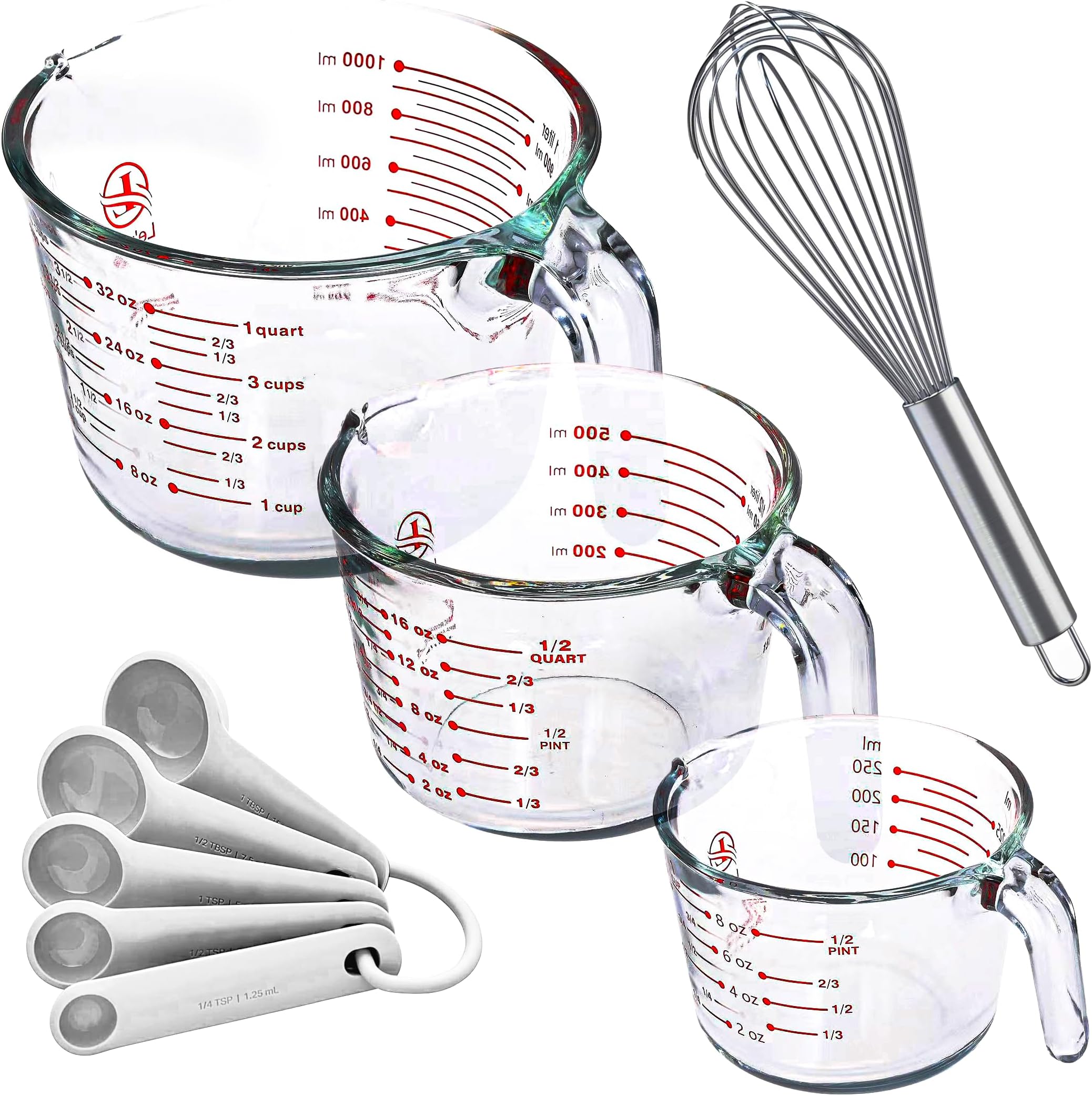 Amazon.com: Pyrex Classic Prepware Measure Jug with lid 1L, Transparent ...