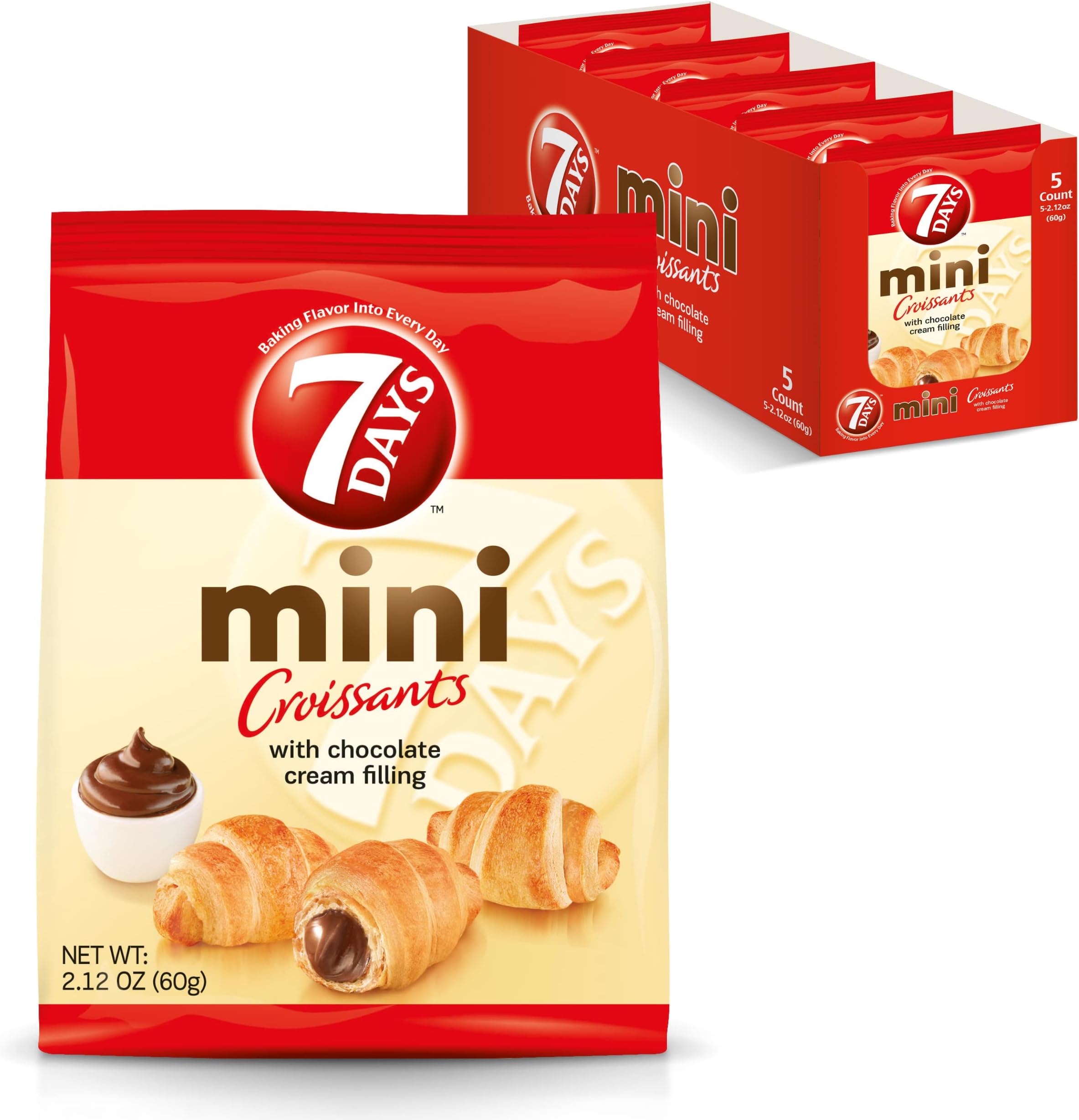 Amazon.com: 7Days Soft Croissant, Chocolate, Perfect Breakfast Pastry ...