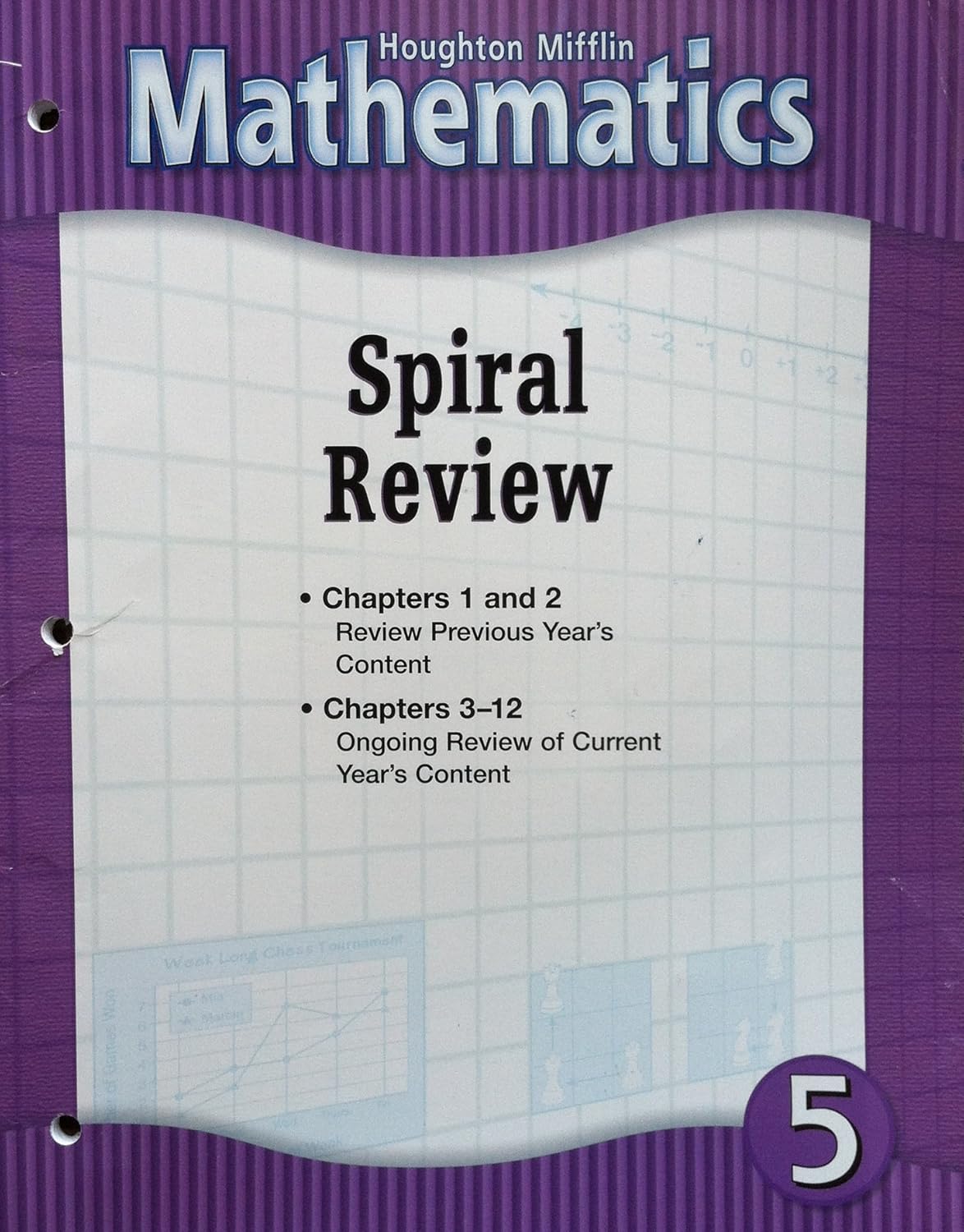 Houghton Mifflin Mathematics: Level 5, Spiral Review: 9780618105250 ...