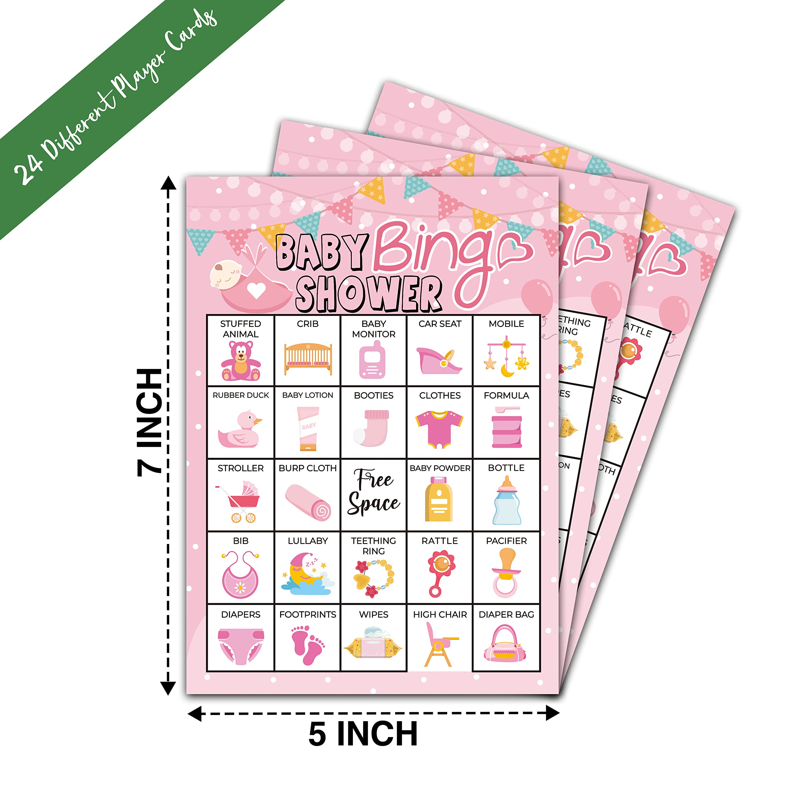 Free Printable Baby Shower Bingo Games