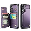 Amazon.com: Vihibii for Samsung Galaxy S24 FE Case with Card Holder (4 Cards) & Slide Camera ...