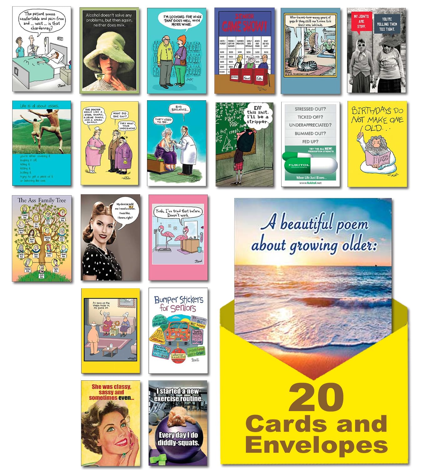 Amazon.com : Leanin' Tree Dare to Laugh Harder - Funny Birthday Cards ...