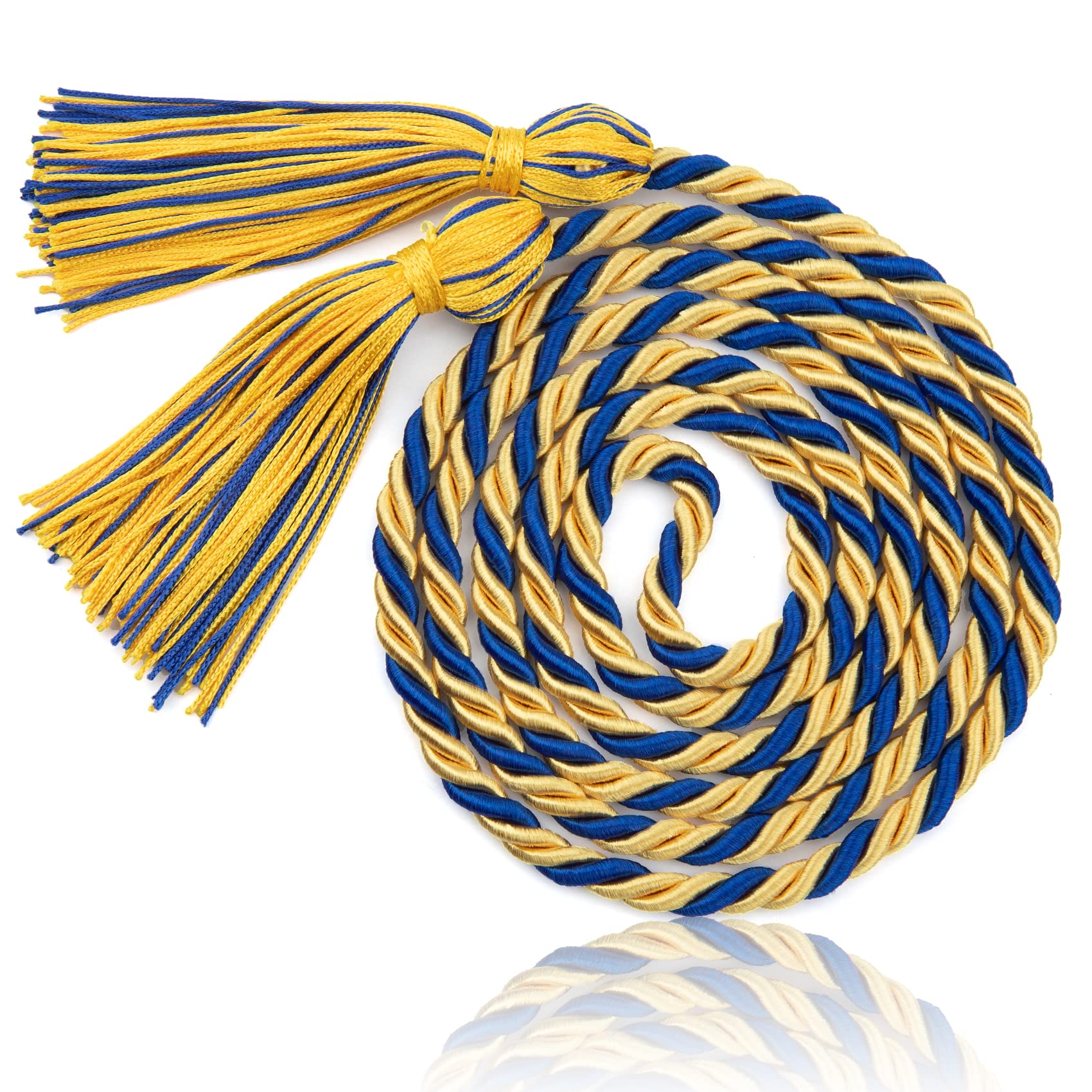 Amazon.com: Graduation Honor Cord, Blue Gold Graduation Cords 2024 ...