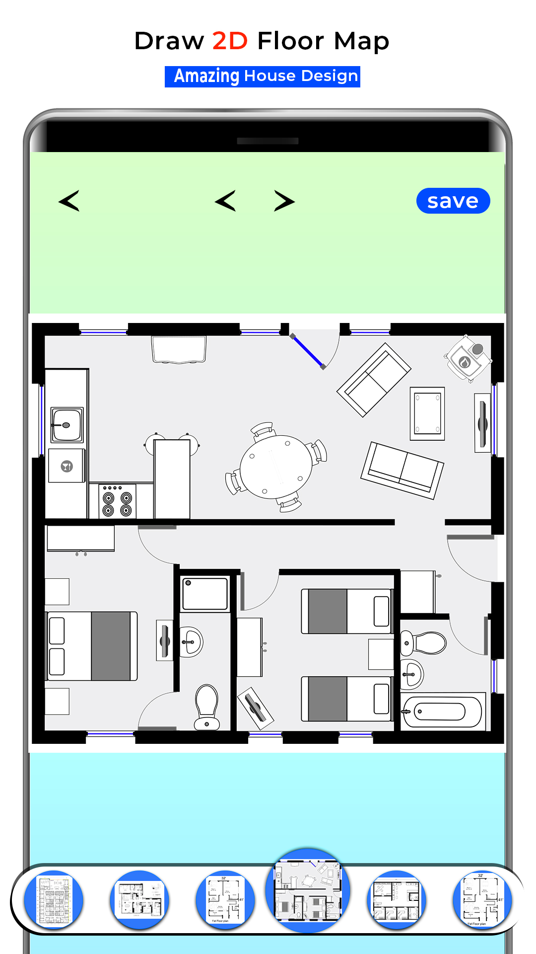 Modern House Design | Home Decor | Redecore Draw Floor Plan | Interiors ...