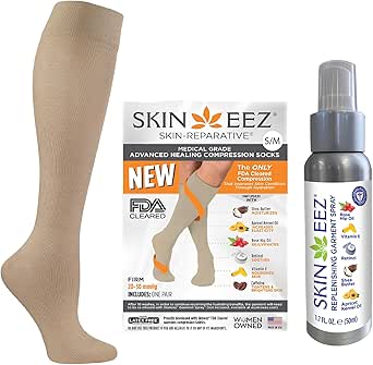 Amazon.com: Skineez Medical Grade Compression Socks 20-30mmHg and ...