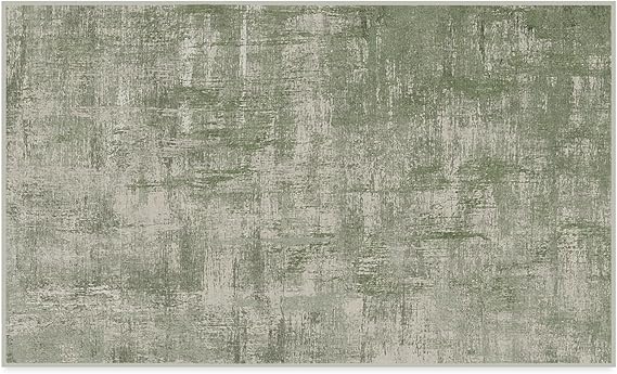 Amazon.com: RUGGABLE Washable Modern Area Rug – Impasto Sage Green 3x5 ...