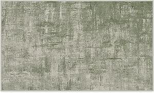 Amazon.com: RUGGABLE Washable Modern Area Rug – Impasto Sage Green 3x5 ...