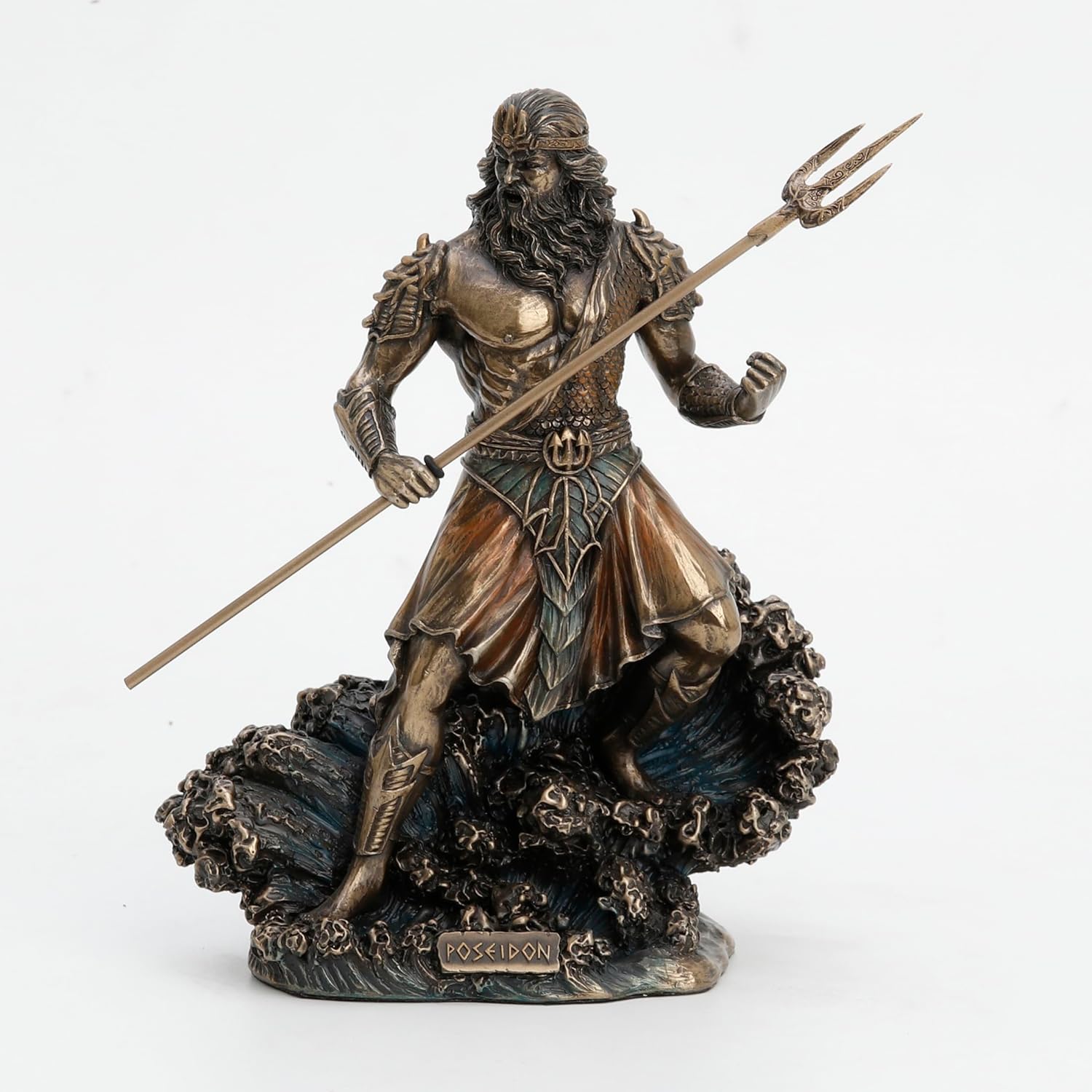 Veronese Design 20,32 cm Uzunluğunda Poseidon Denizin Cetveli Dalga ...
