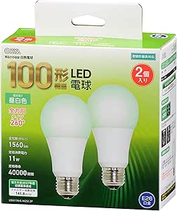 Amazon.co.jp: Ohm (OHM) LDA11N-G AG52 2P 06-4714 Electric LED Light Bulb E26 Equivalent/100W ...