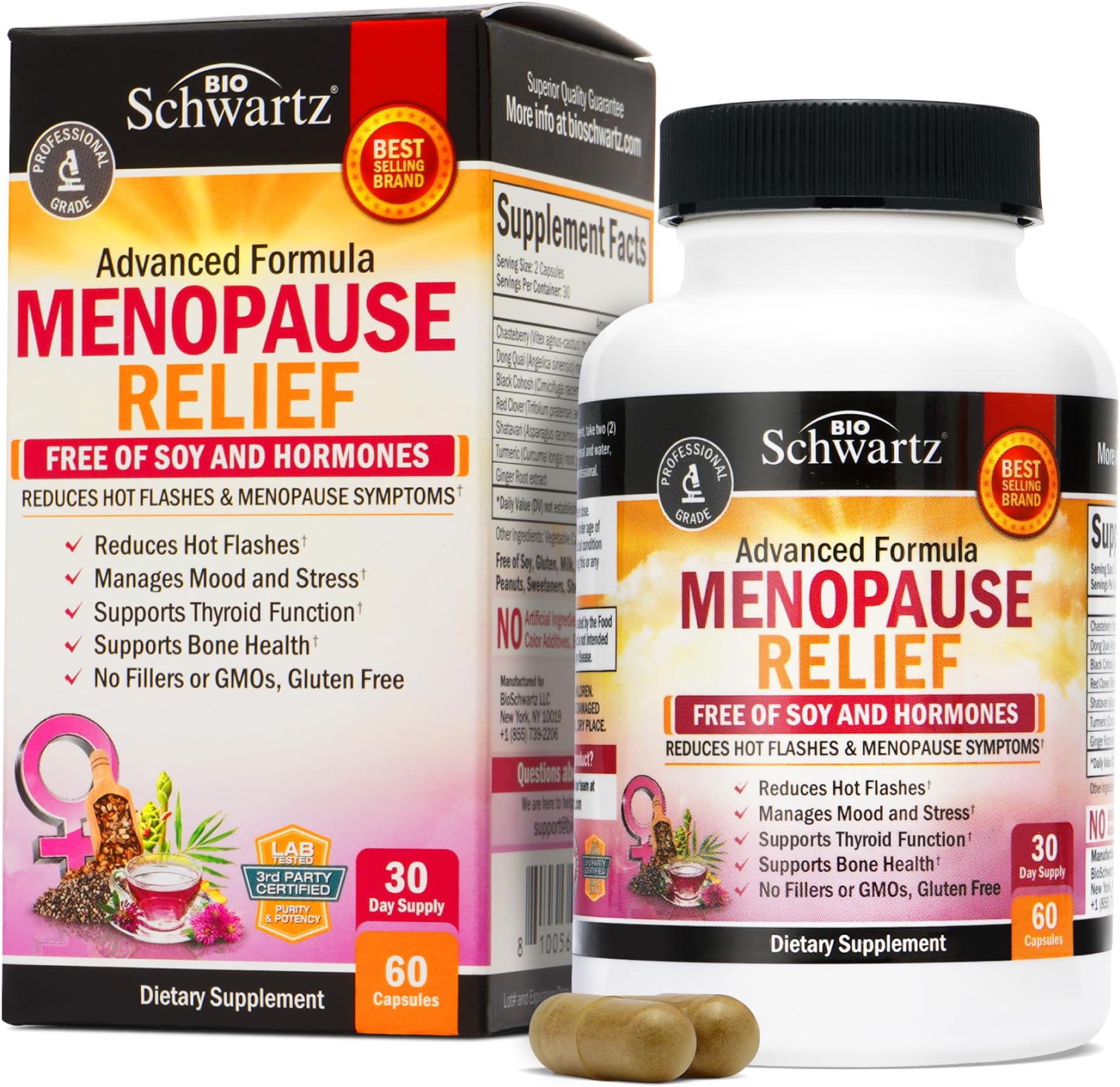 Amazon.com: Menopause Supplement for Women | 100 Capsules | Advanced ...