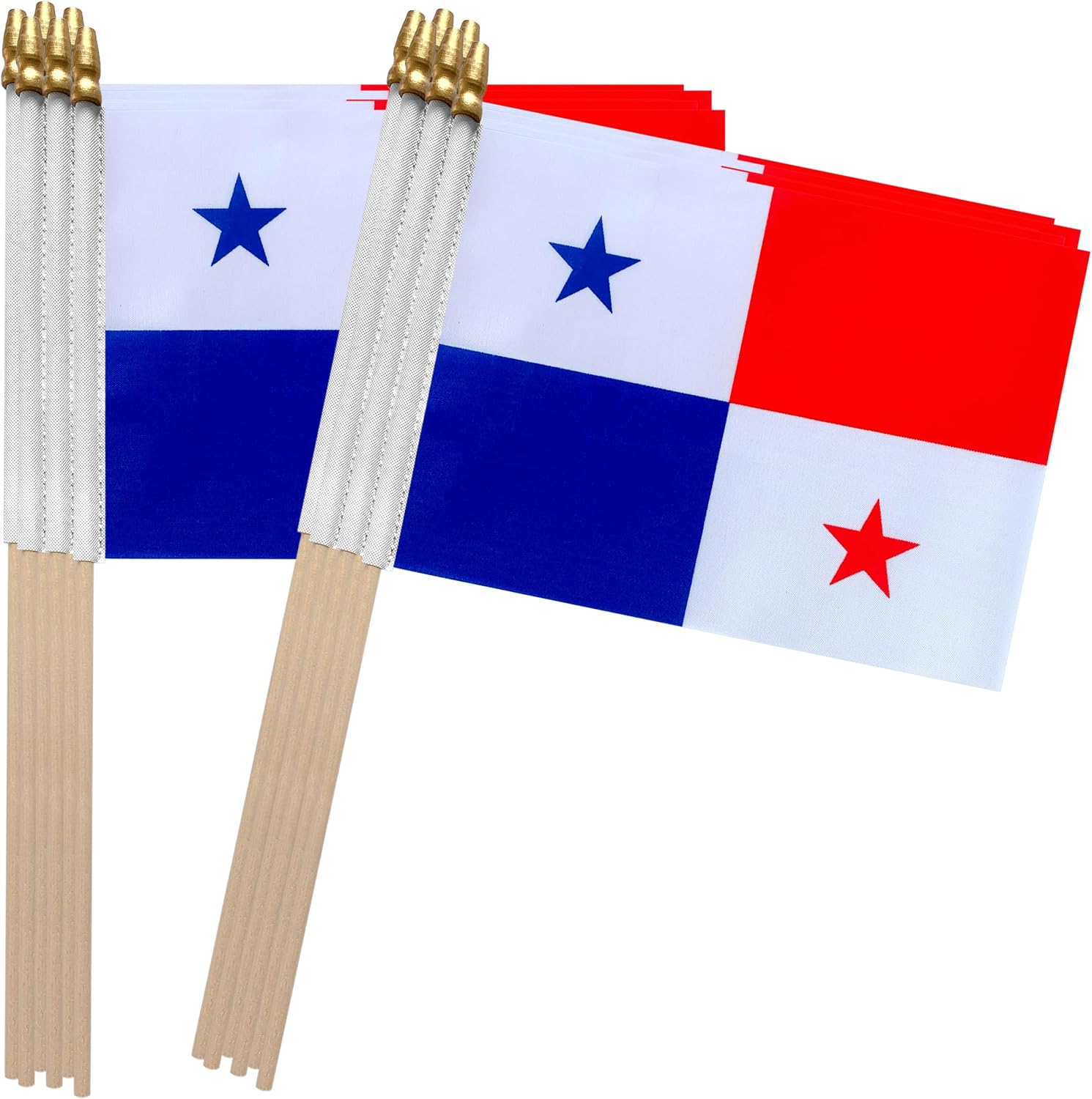 TSMD Panama Stick Flag Panamanian Small Mini Hand Held Flags,5x8 Inch ...