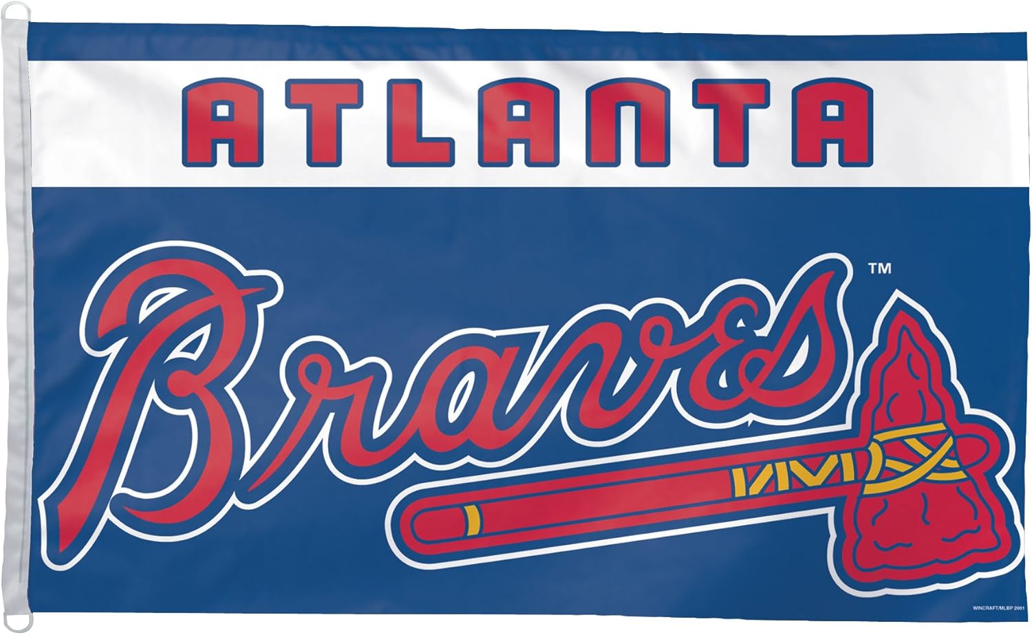 Amazon.com : MLB Atlanta Braves 3-by-5 foot Flag : Sports Fan Outdoor ...