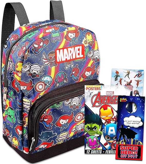 Amazon.com | Marvel Avengers Mini Backpack Set ~ 5 Pc Canvas Avengers ...