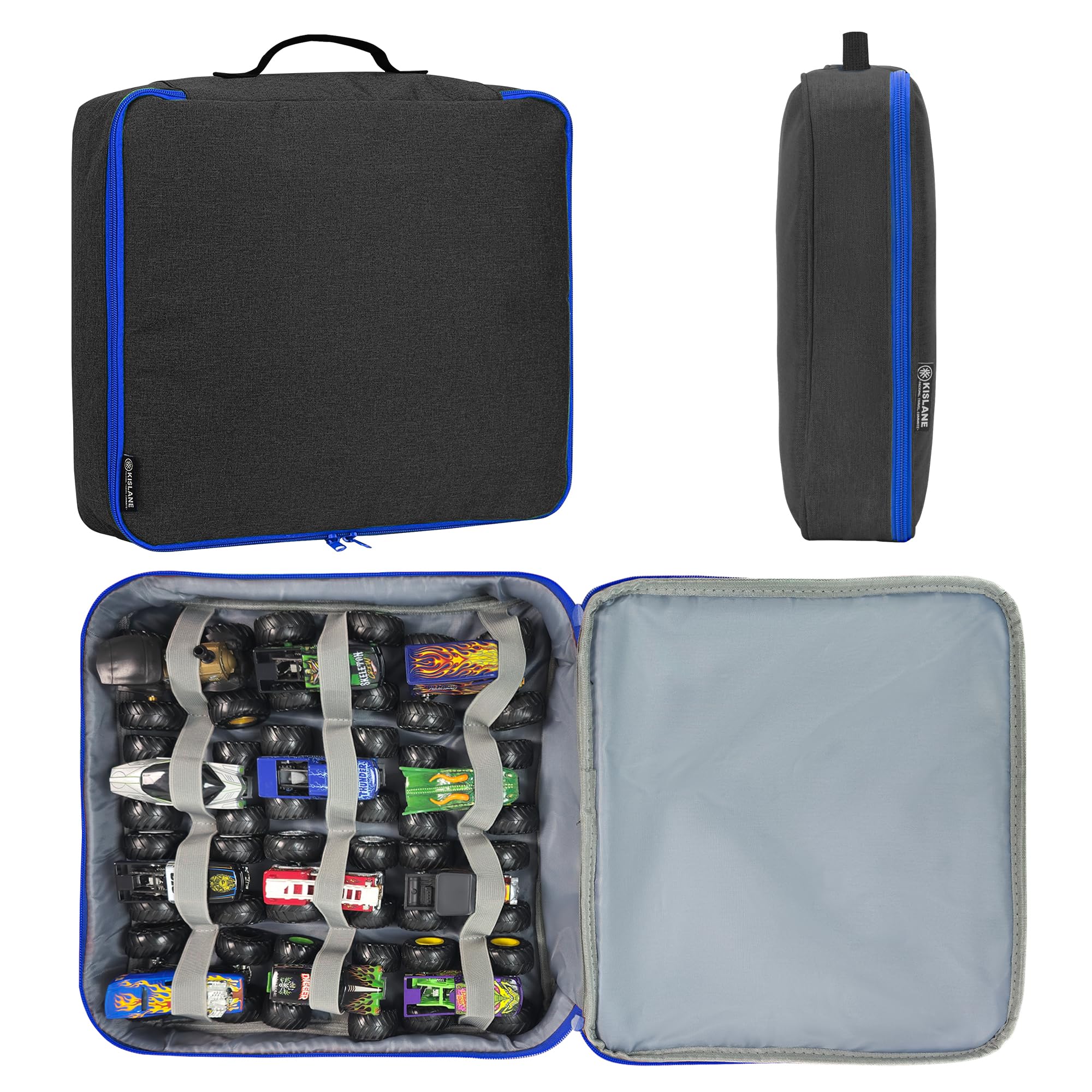 Snapklik.com : KISLANE Carrying Case For 12 Monster Jam Toy Trucks