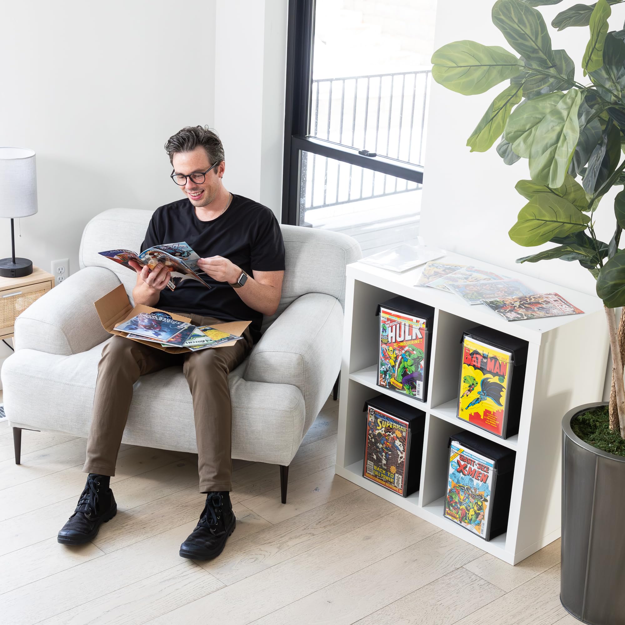 Snapklik.com : Swanky Nerd Comic Vision Comic Book Storage Box And ...