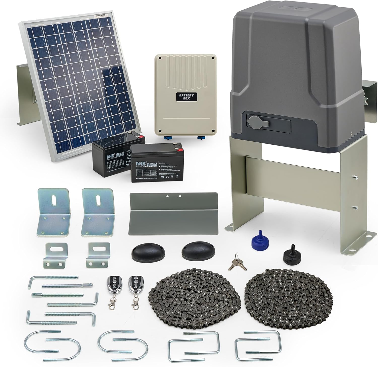 Amazon.com: CO-Z Automatic Gate Opener 170W Sliding Gate Opener with ...