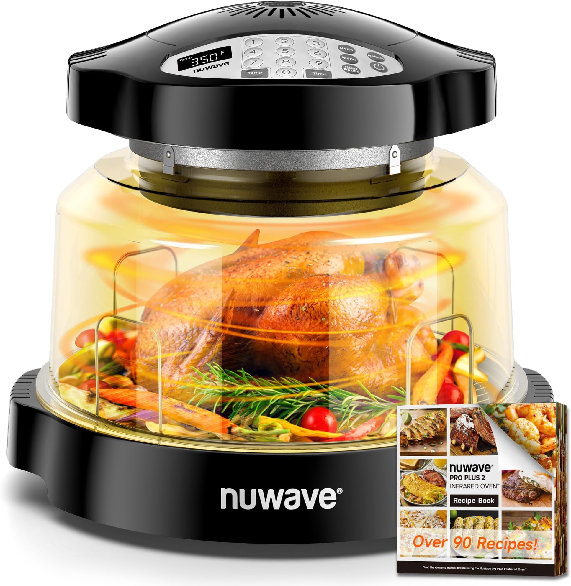 Amazon.com: Nuwave Oven Pro Plus Air Fryer, Infra-Red Countertop, 2025 ...