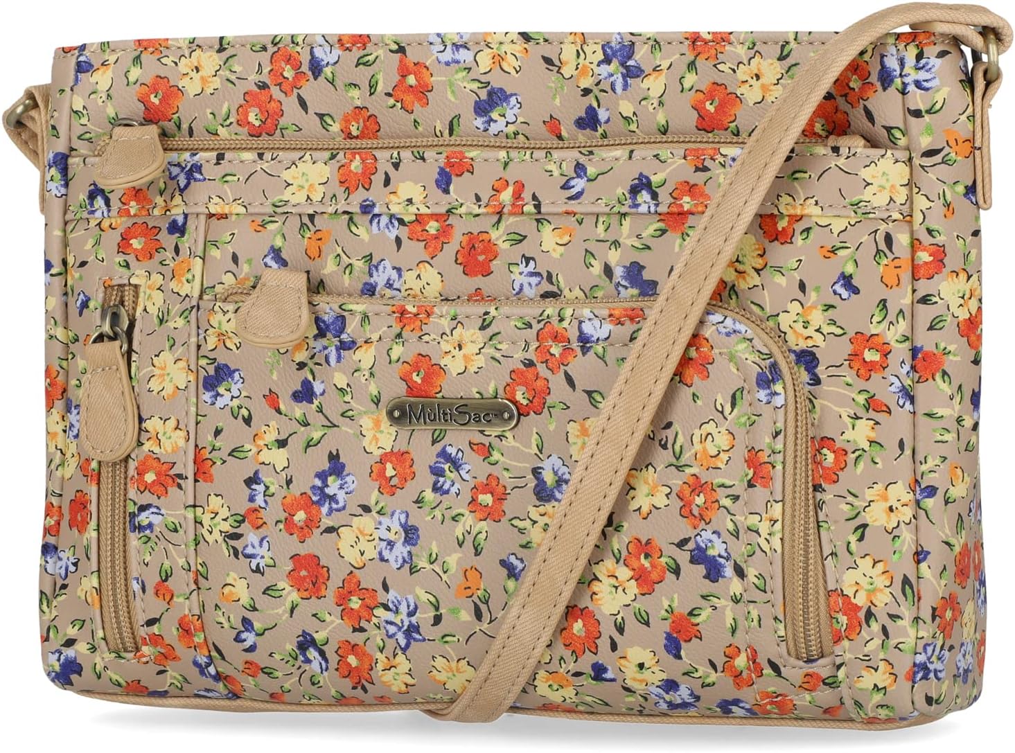 MultiSac Womens Summerville East West Crossbody Bag, Avalon Floral, One ...