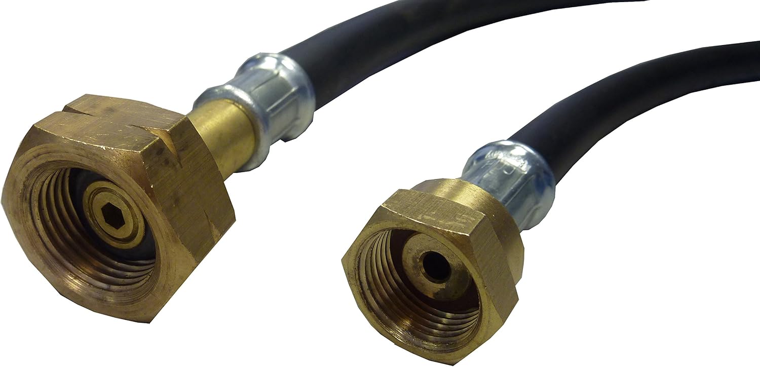 Cavagna Butane Gas Hose Assembly with Non-Return Valve 0.5m - Butane ...
