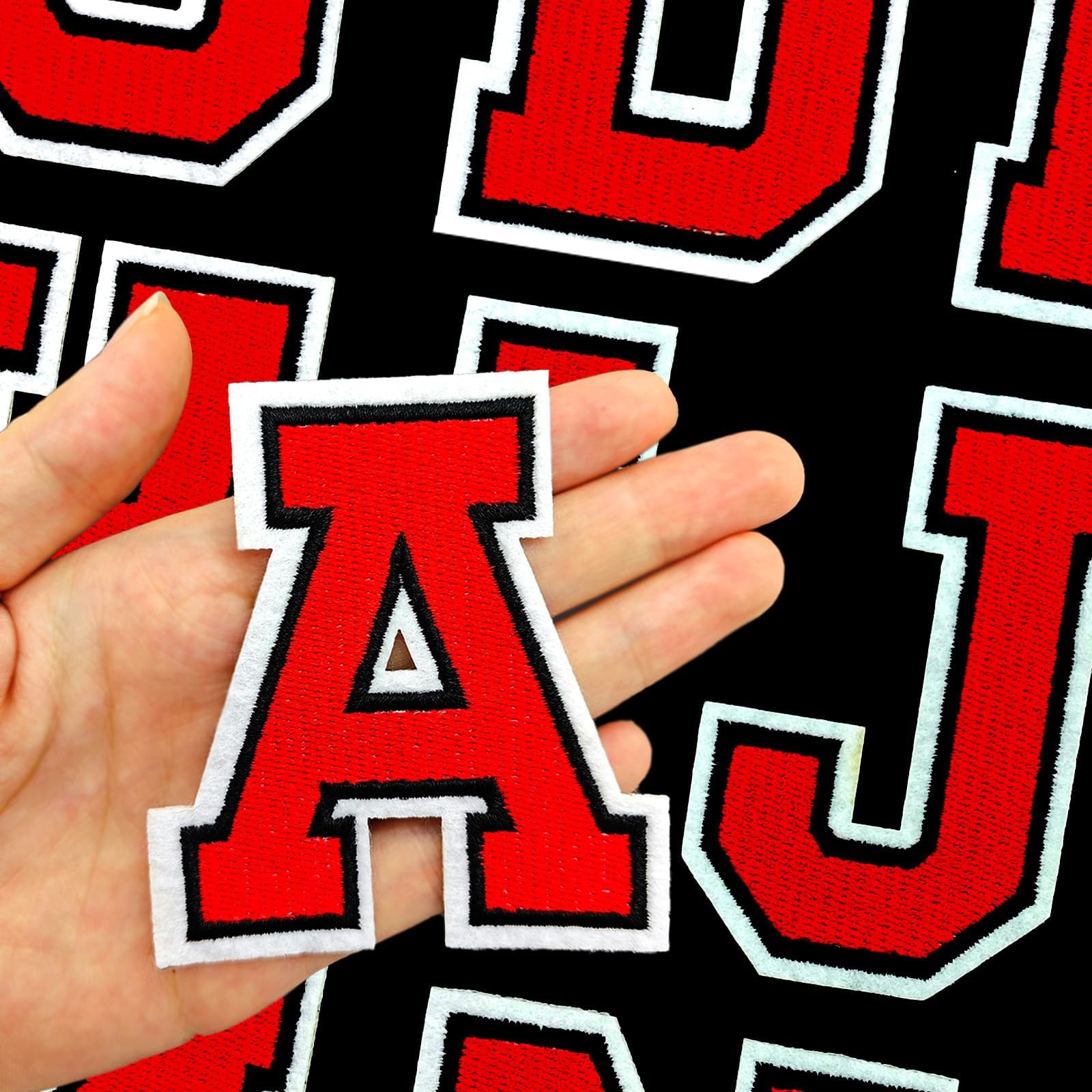 Amazon.com: Alphabet Letter - A - Color Red - 2 Inch Block Style ...