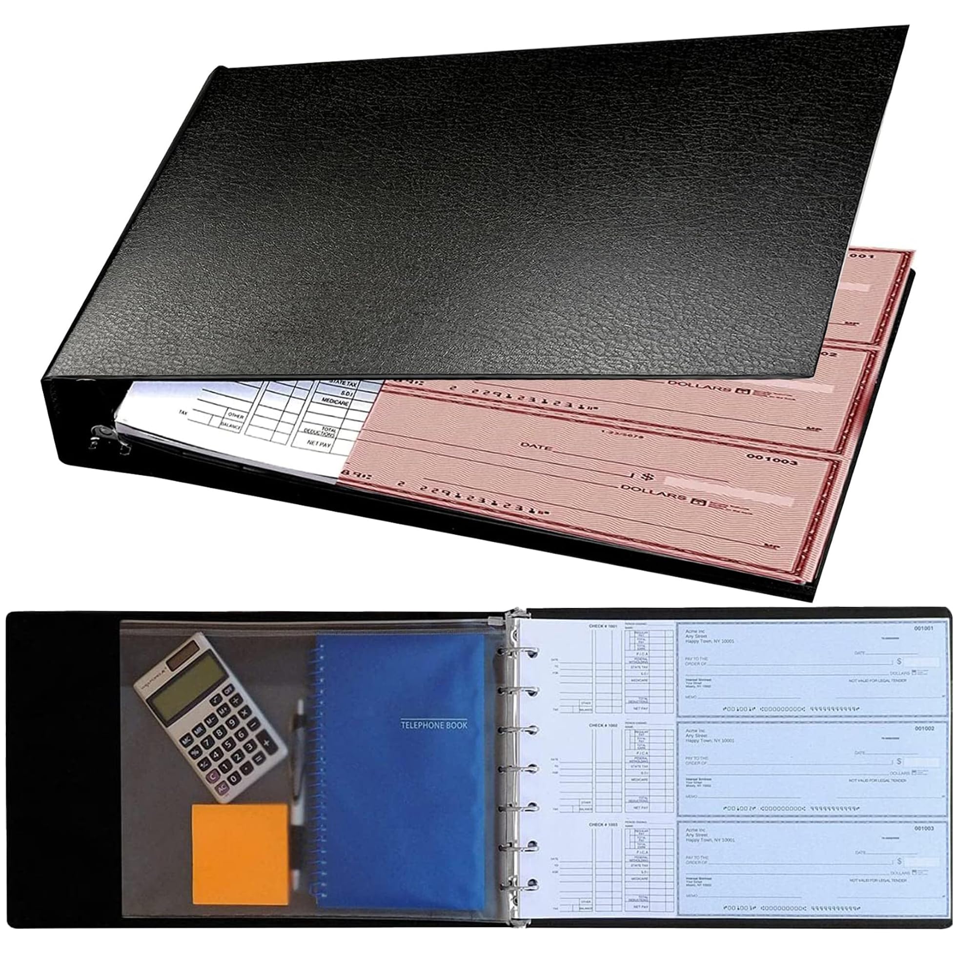 Business Check Stub Holder