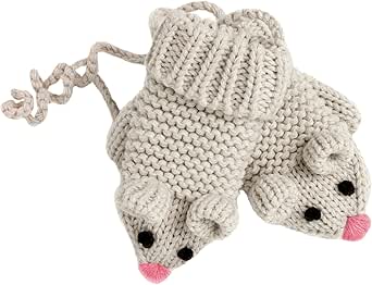 Amazon.com: Kids Knitted Mouse Mittens on String : Everything Else