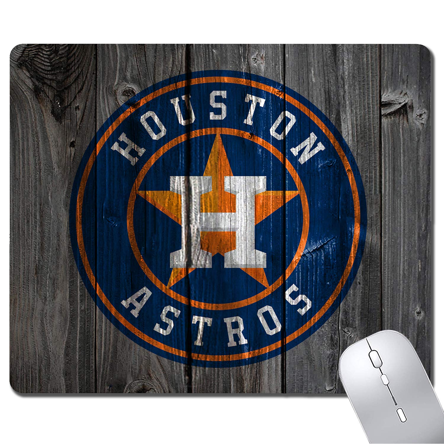 Amazon.com: Wood Grain Design Sports Mouse Pad, Non-Slip Rubber Base ...