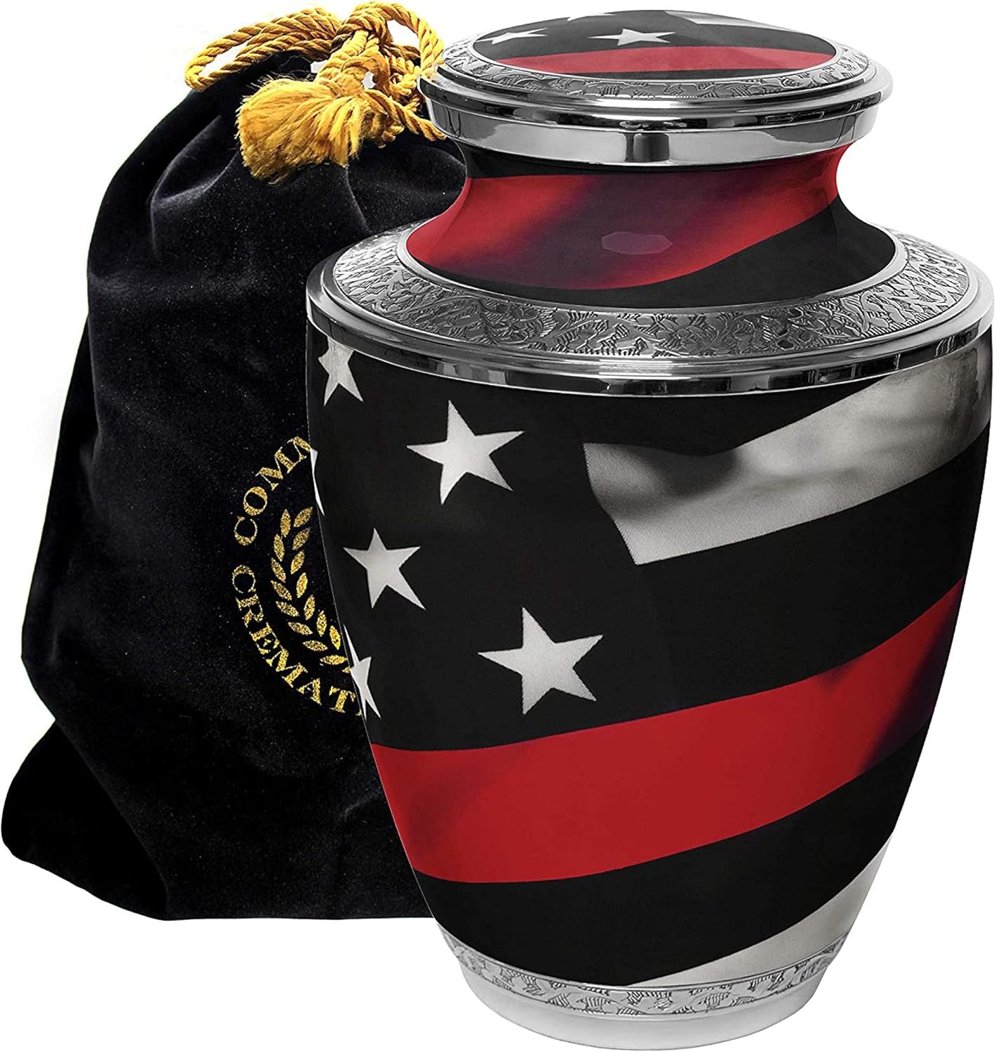 Amazon.com: Red Line Firefighter and First Responder Cremation Urns for ...