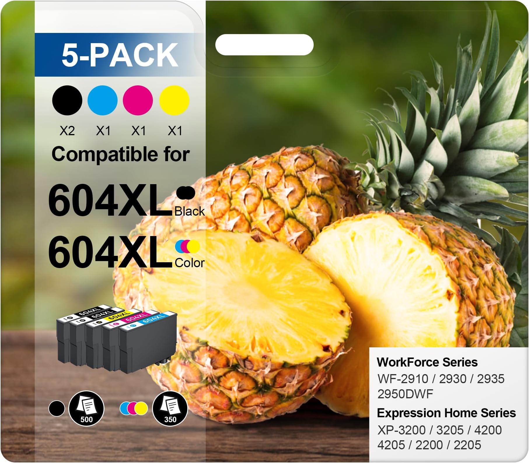 Coloran 604XL Pack de 5 Compatible Cartouche pour Epson XP 2200 pour ...