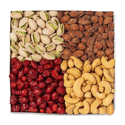 Amazon.com : Nuts.com Mixed Nut Sampler – Variety Snack Box for Festive ...