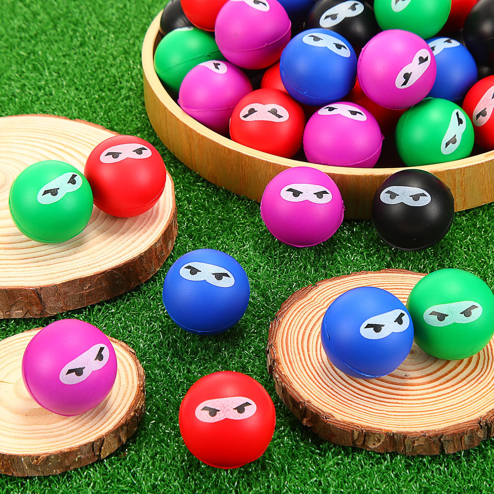 Snapklik.com : Jerify 30 Pack Ninja Stress Relief Balls Bulk For Adults ...
