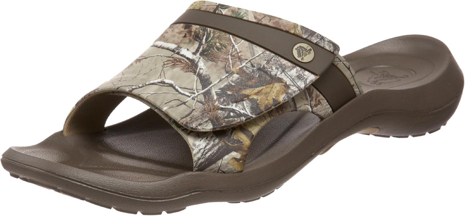 Crocs SL Camo ABF Snap Slide Rltree Mens Footwear, UK: 10 UK, Chocolate ...