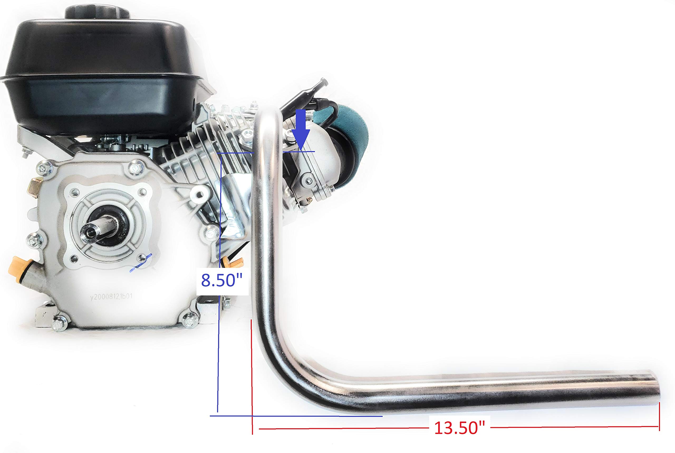 GX Honda 270 390, Predator 301cc 420cc Header Exhaust ...