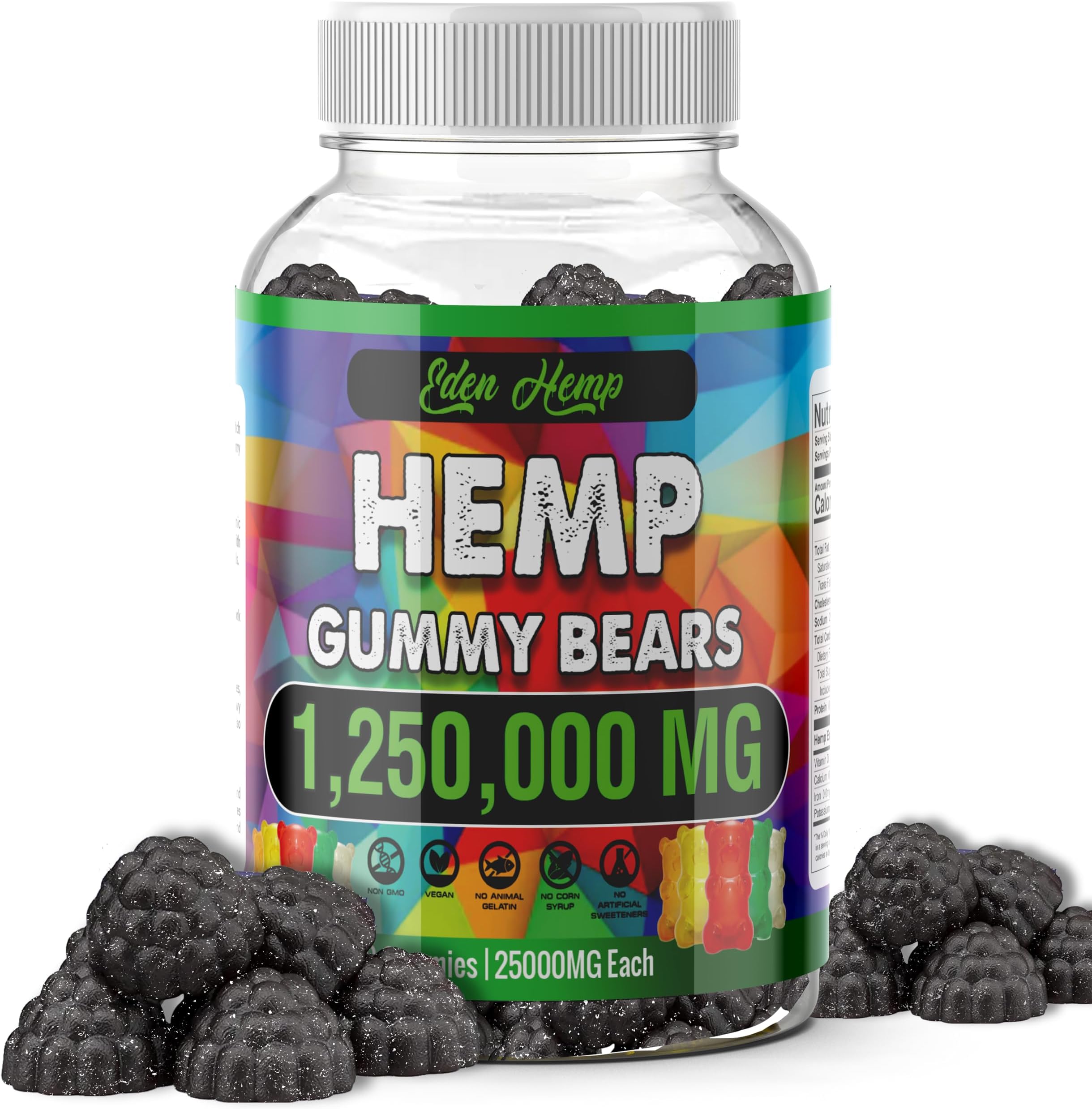 Amazon.com: Organic Hemp Gummies Natural Pure Hemp Oil Extract ...