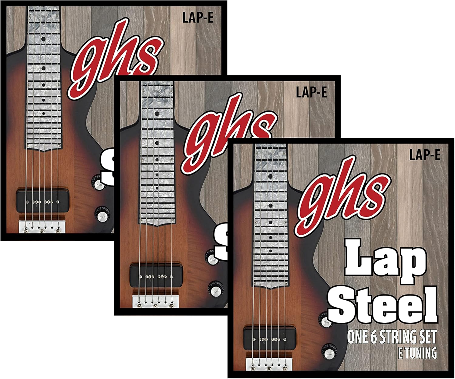 Amazon.com: GHS Strings E Lap Steel Strings (LAP-E), 13-56, Pack of 3 ...
