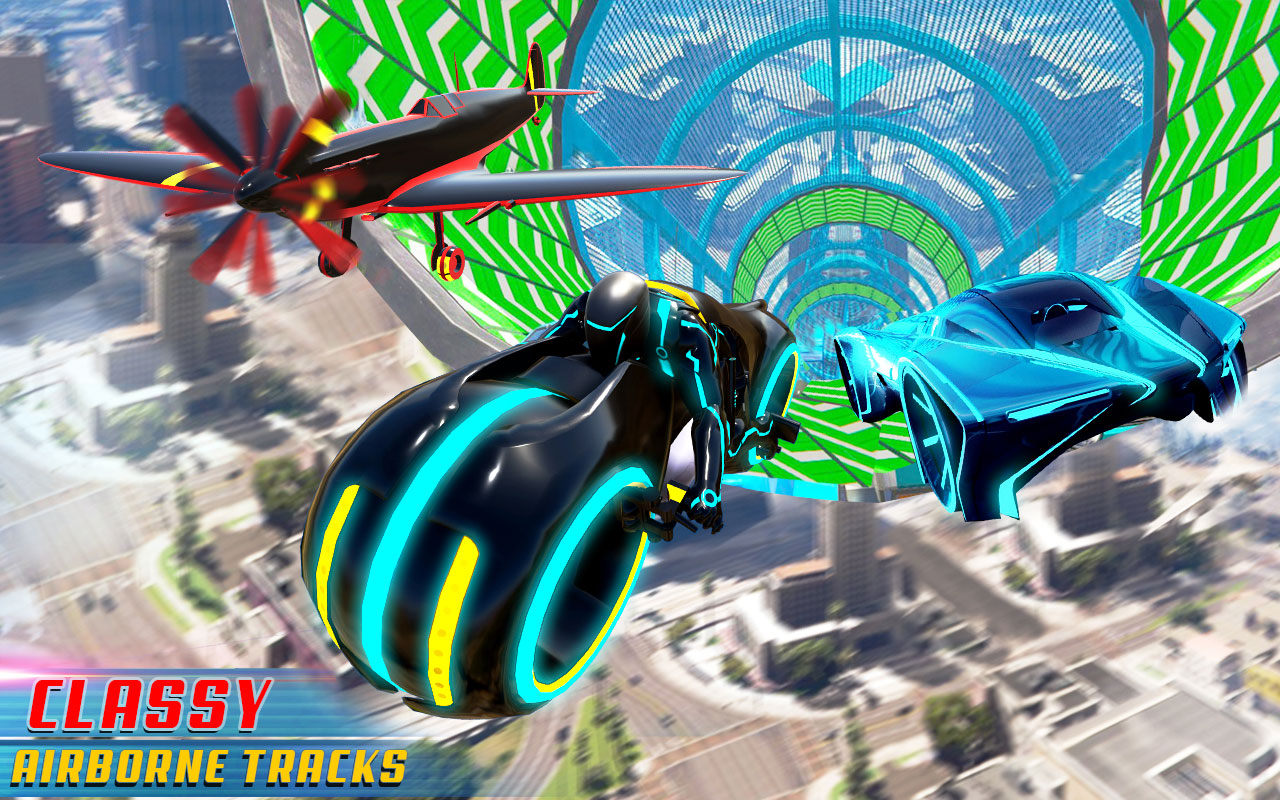 Tron Bike Transform Car Driving Simulator | Sci-fi bike adventure ...