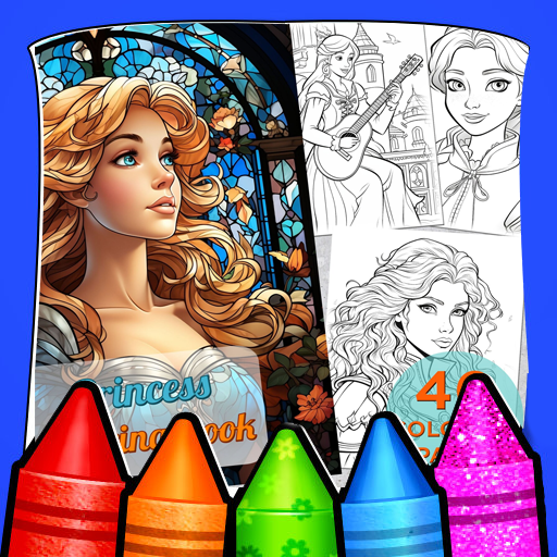Princess : Princess Coloring Book and Learning For Kids: Adorable Paint Cinder drawing in ...