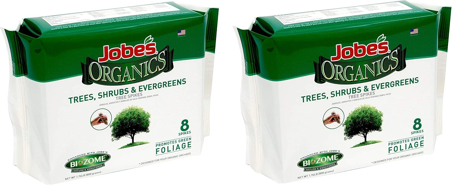 Amazon.com: Jobe’s Organics Tree Fertilizer Spikes, 5-5-5 Time Release ...