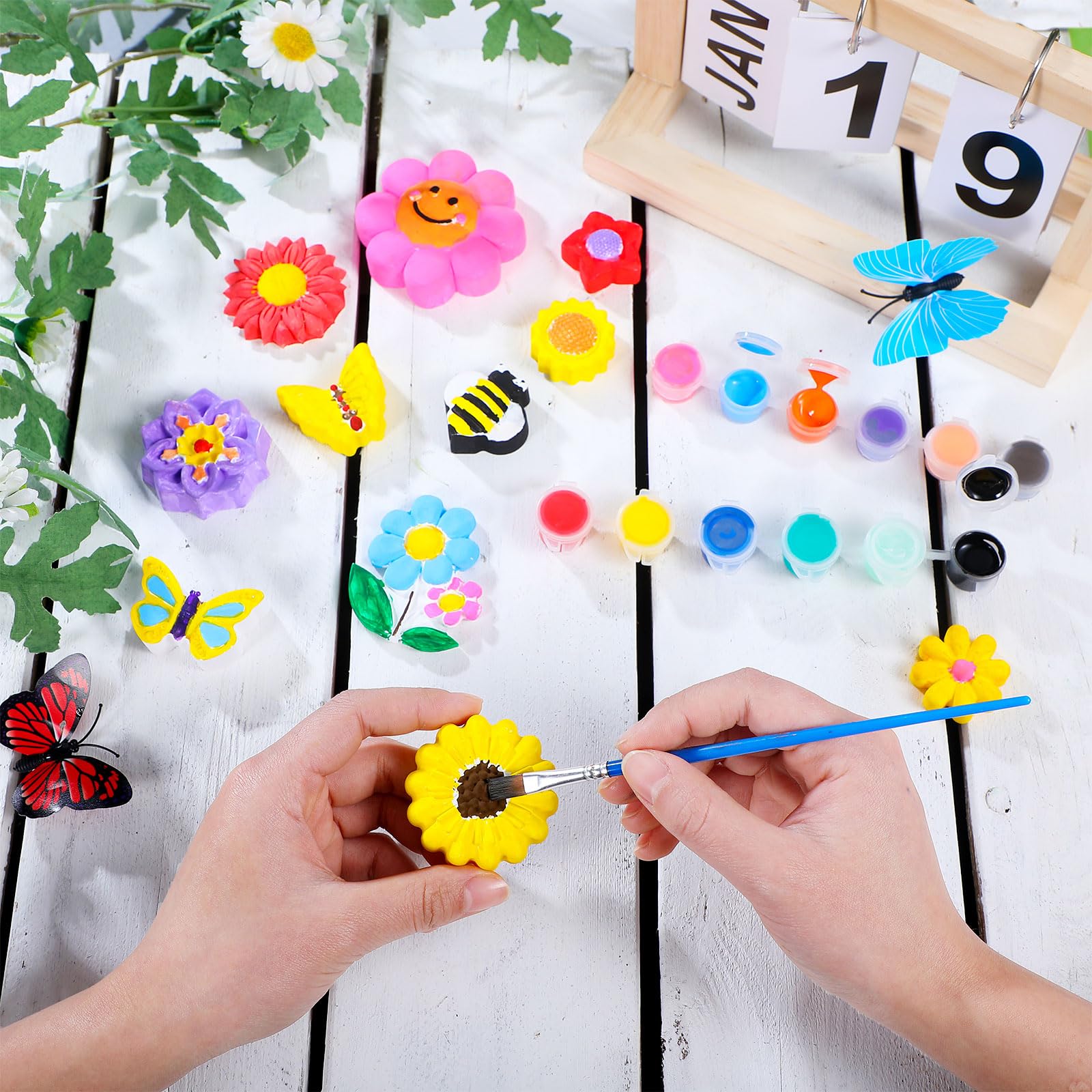 Ceramic Christmas Tree Syhood 24 Pcs Ceramic To Paint Easter Ornaments ...
