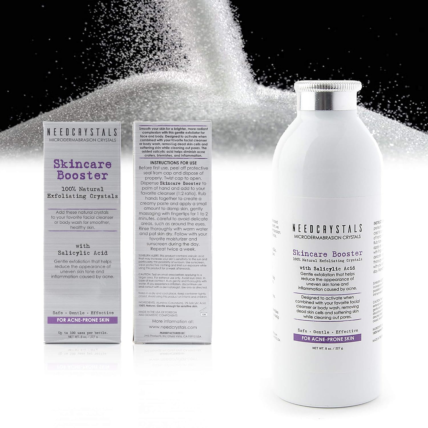 Microdermabrasion Crystals, DIY Face Scrub Bundle. Natural Facial ...