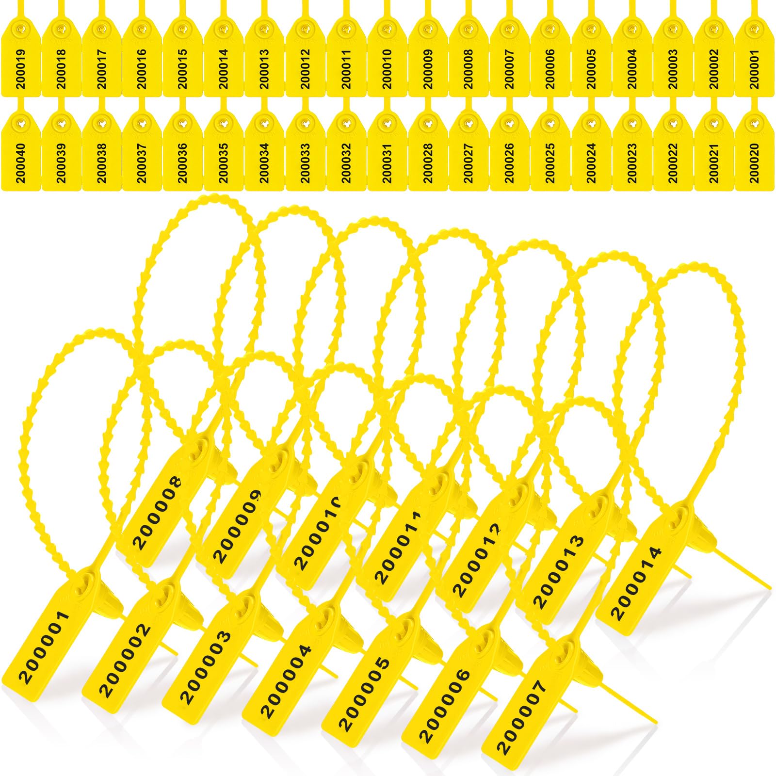 Amazon.com: Roowest 2000 Pcs Plastic Tamper Seals Security Tags Seals ...