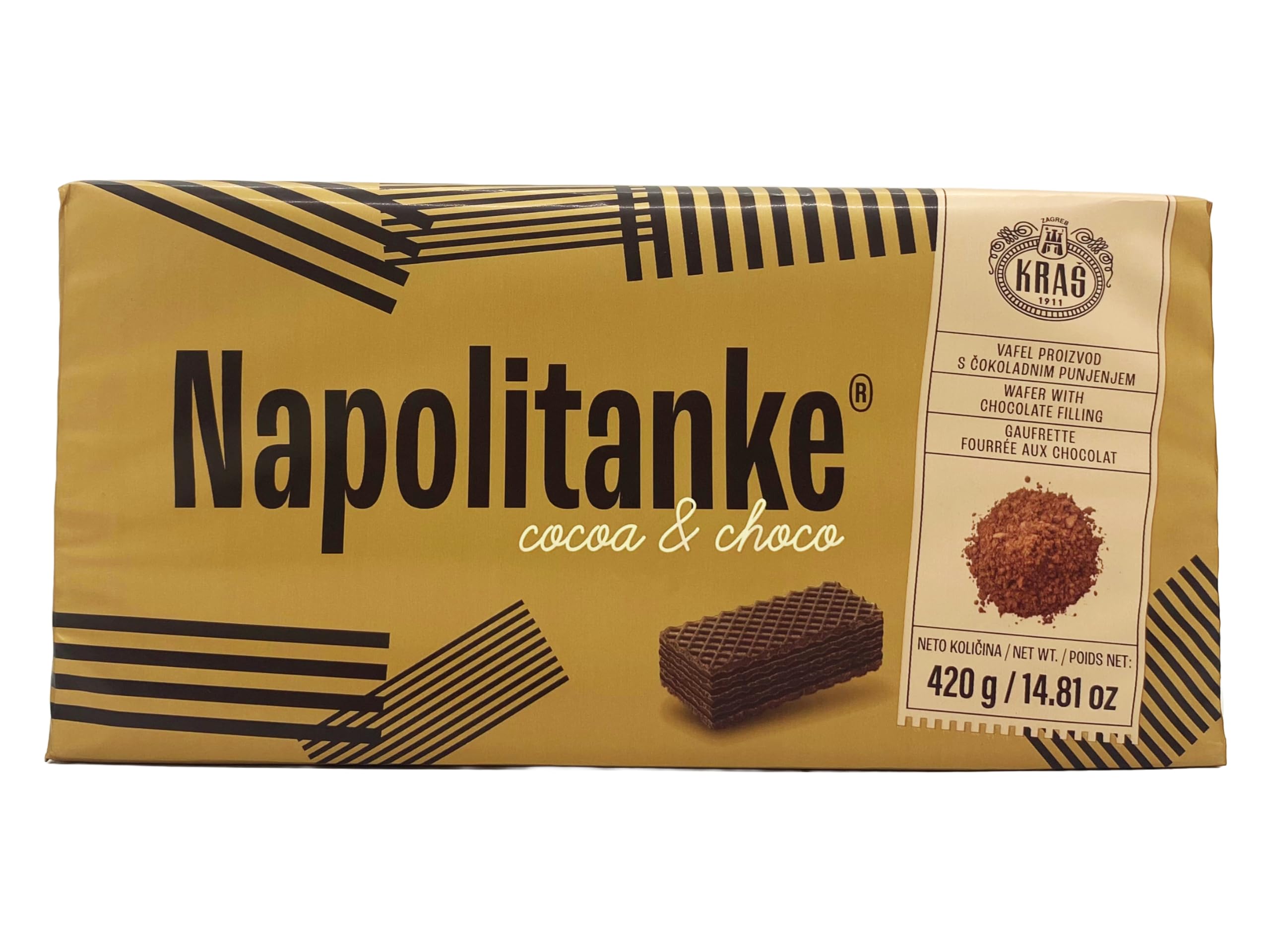 Amazon.com: NAPOLITANKE KRAS Premium Wafers - Premium Wafers Biscuits ...