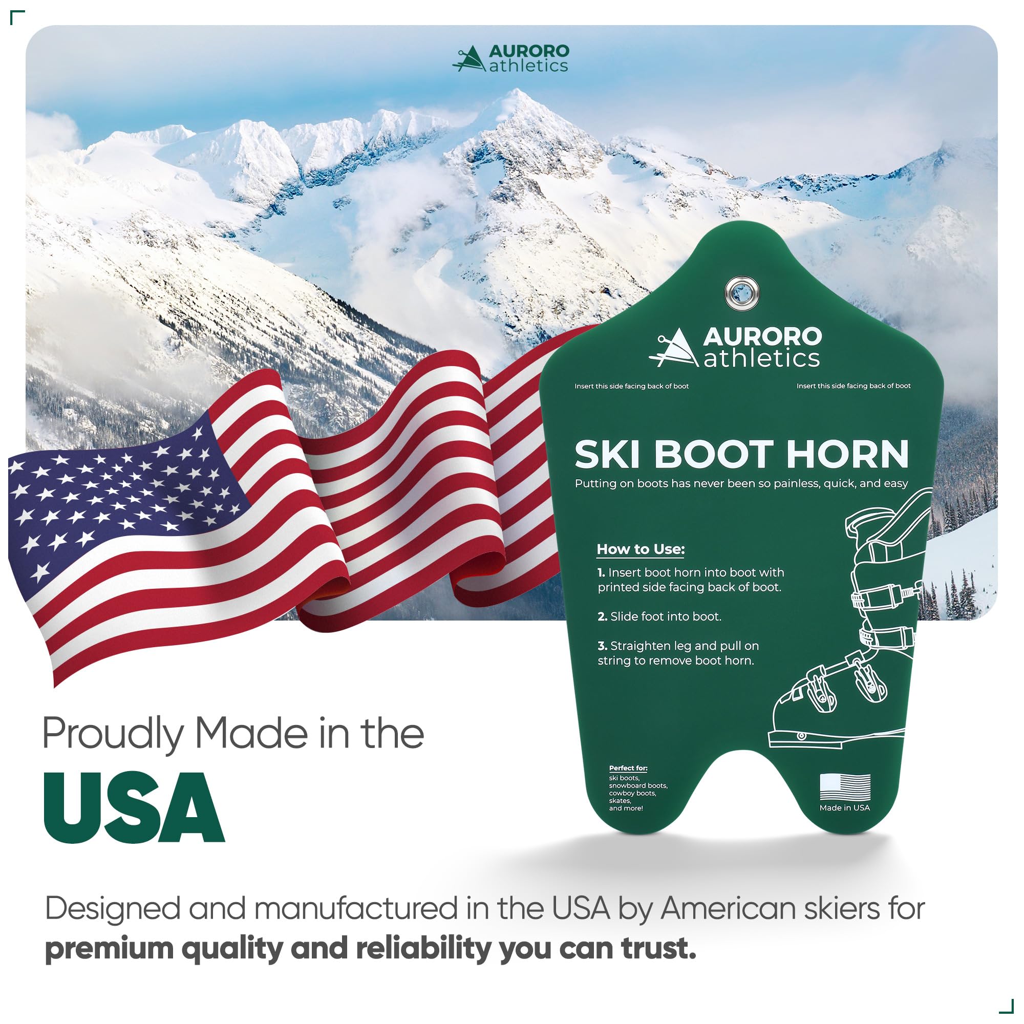 Snapklik.com : Ski Boot Horn - Tallest Ski Boot Horn, Shoe Horn For Ski ...